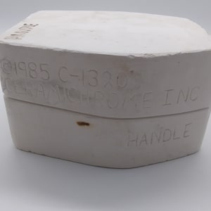 Vintage 1985 Ceramichrome #1320 Wicker Woven Basket & Handle Round ...