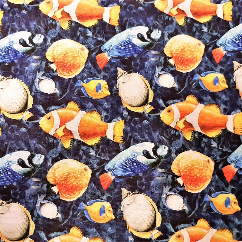 Fish Fabric - Etsy