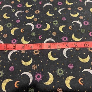 Moonlight Crescent Moon, 3 Wishes Digitally Printed, Cotton Fabric by ...