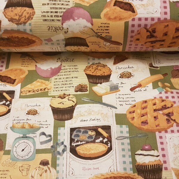 Food Fabric - Etsy