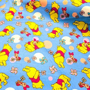 Winnie the Pooh Flannel 44" Wide, FLANNEL, Last Piece 63" Length - Etsy