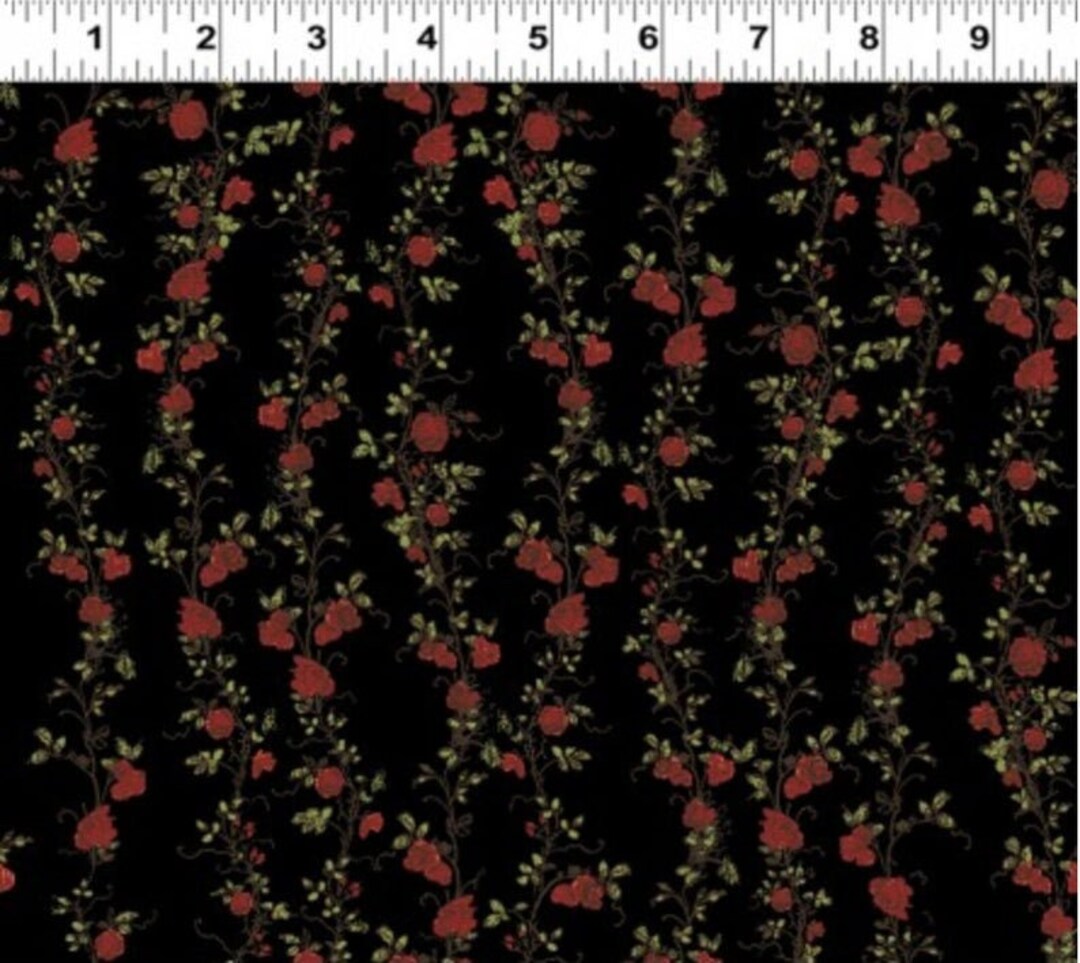 Everlasting Rose Fabric: Quilting Cotton by the Yard - Etsy