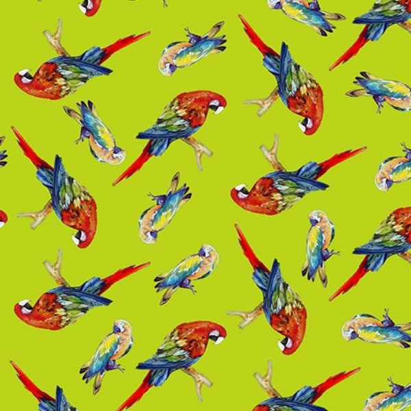 Parrot Fabric - Etsy