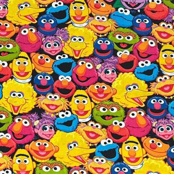 Sesame Street Fabric - Etsy