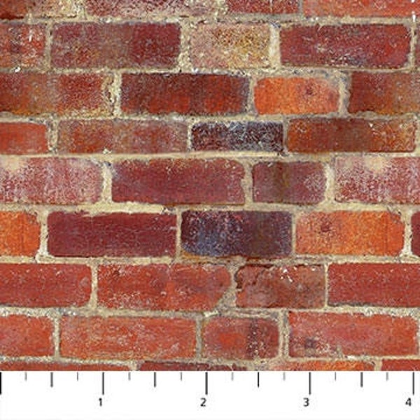 Brick Fabric - Etsy