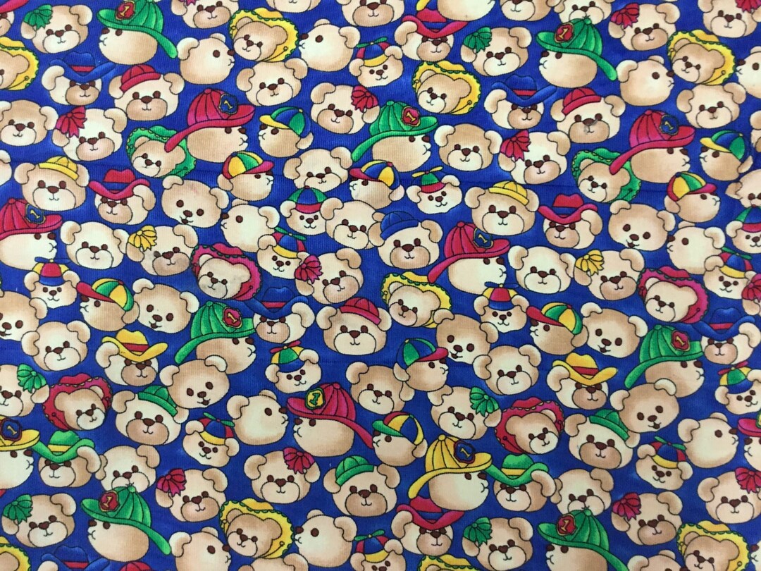 Corduroy Fabric by the Yard, Teddy Bear Fabric, Wilmington Prints, 100% ...