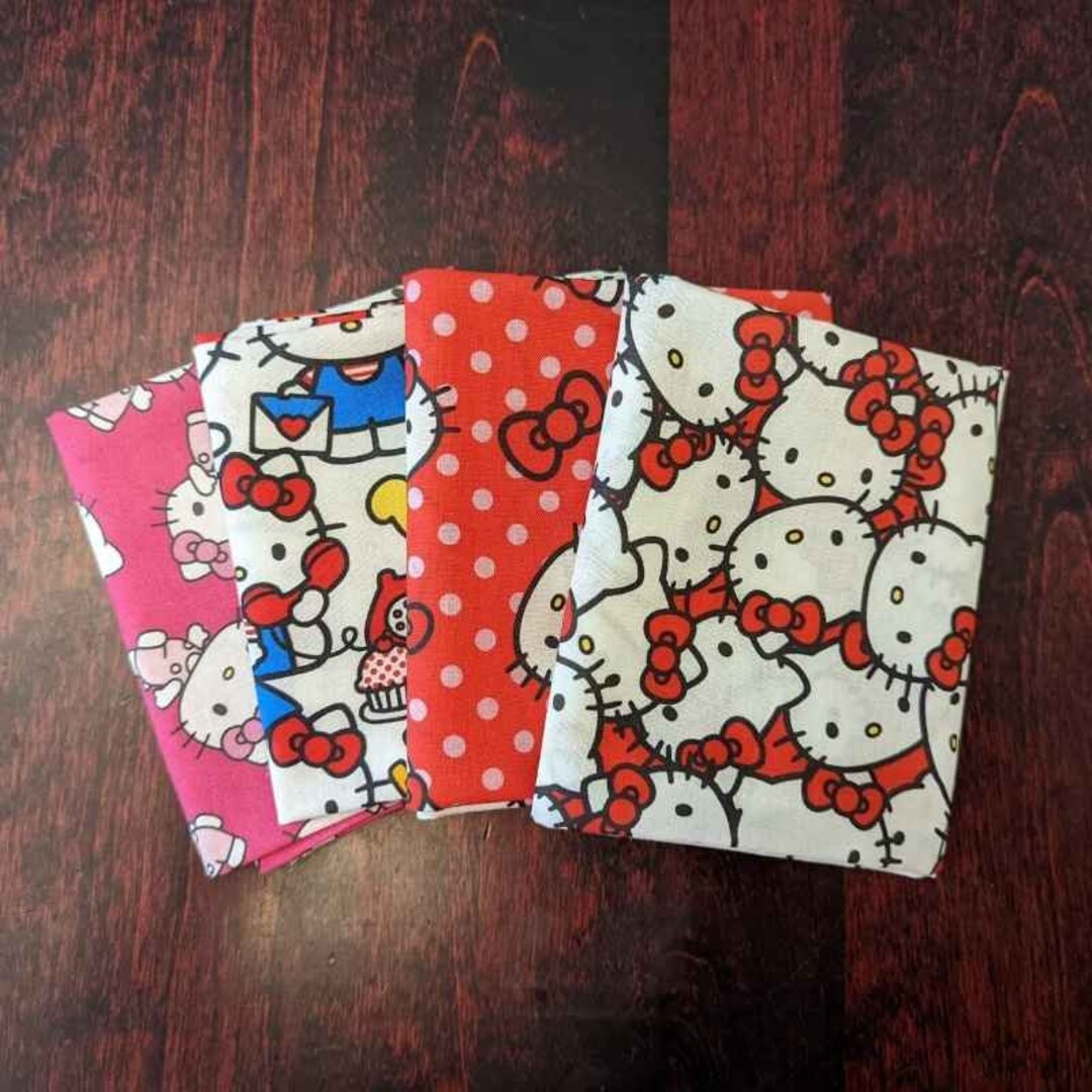 Hello Kitty Fat Quarter Bundle IV Cotton Fabric - Etsy