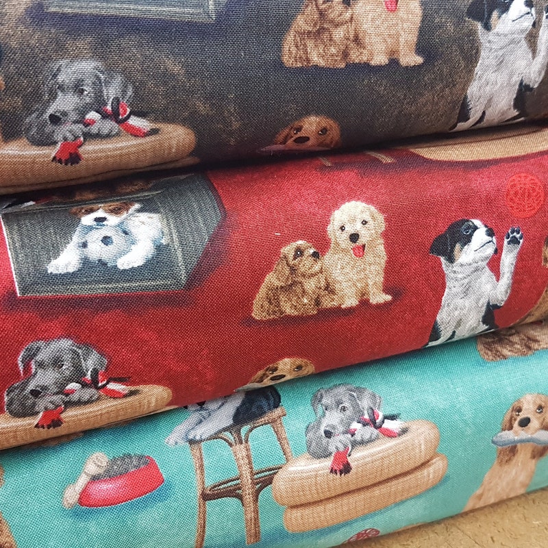 Dog Fabric - Etsy