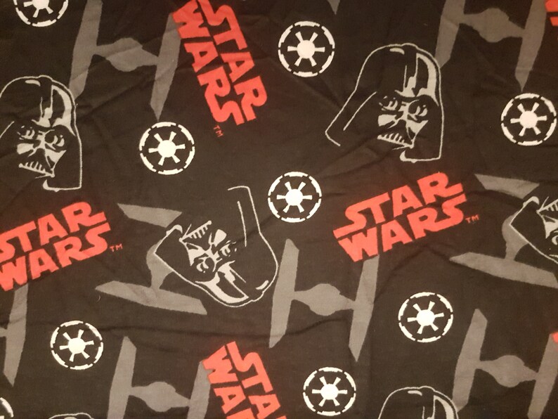 Star Wars Darth Vader Flannel Fabric - 44" Wide - by the Metre - Etsy