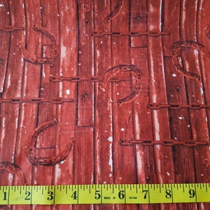 Red Barn Fabric by the Yard, the Reclaimed West Collection, Timeless ...