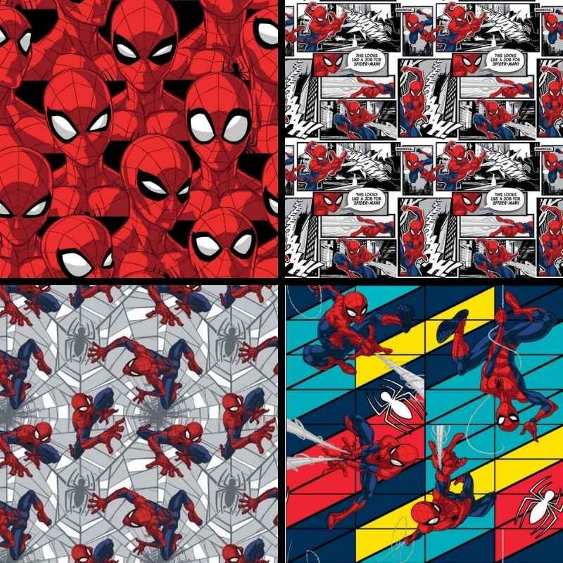 Spiderman Fabric Springs Creative License Prints Marvel Spider Sense 100 Cotton Fabric Etsy Australia