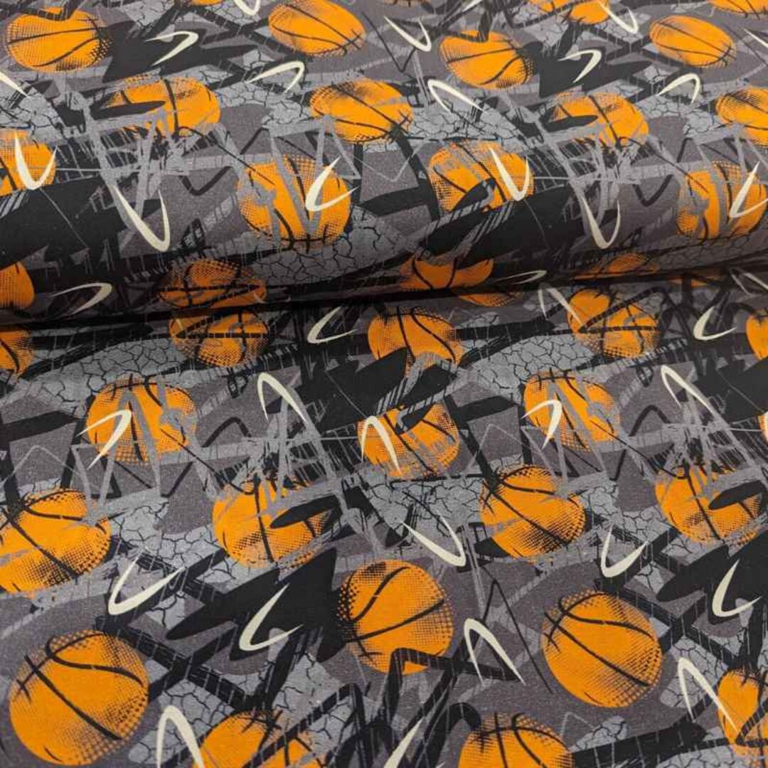Basketball Fabric, Swish Basketball Fabric, 100% Premium Cotton - Etsy