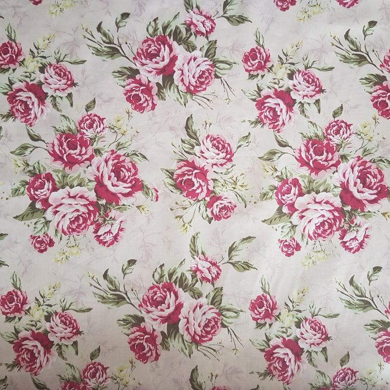 Rose Fabric - Etsy