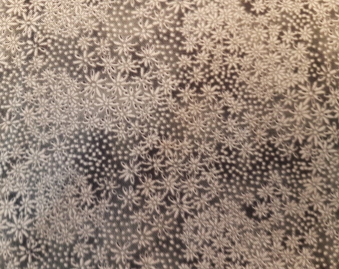 Muted Floral Fabric Grey and Pink Flowers by Beesweet Muted Colors ...