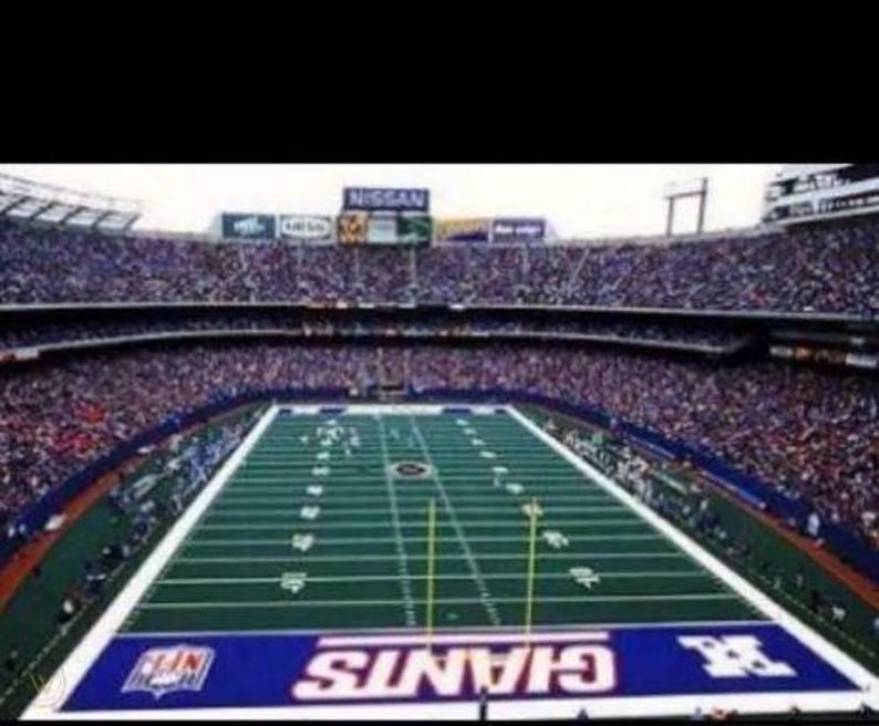 New York Giants Game Used Turf- the Meadowlands- - Etsy