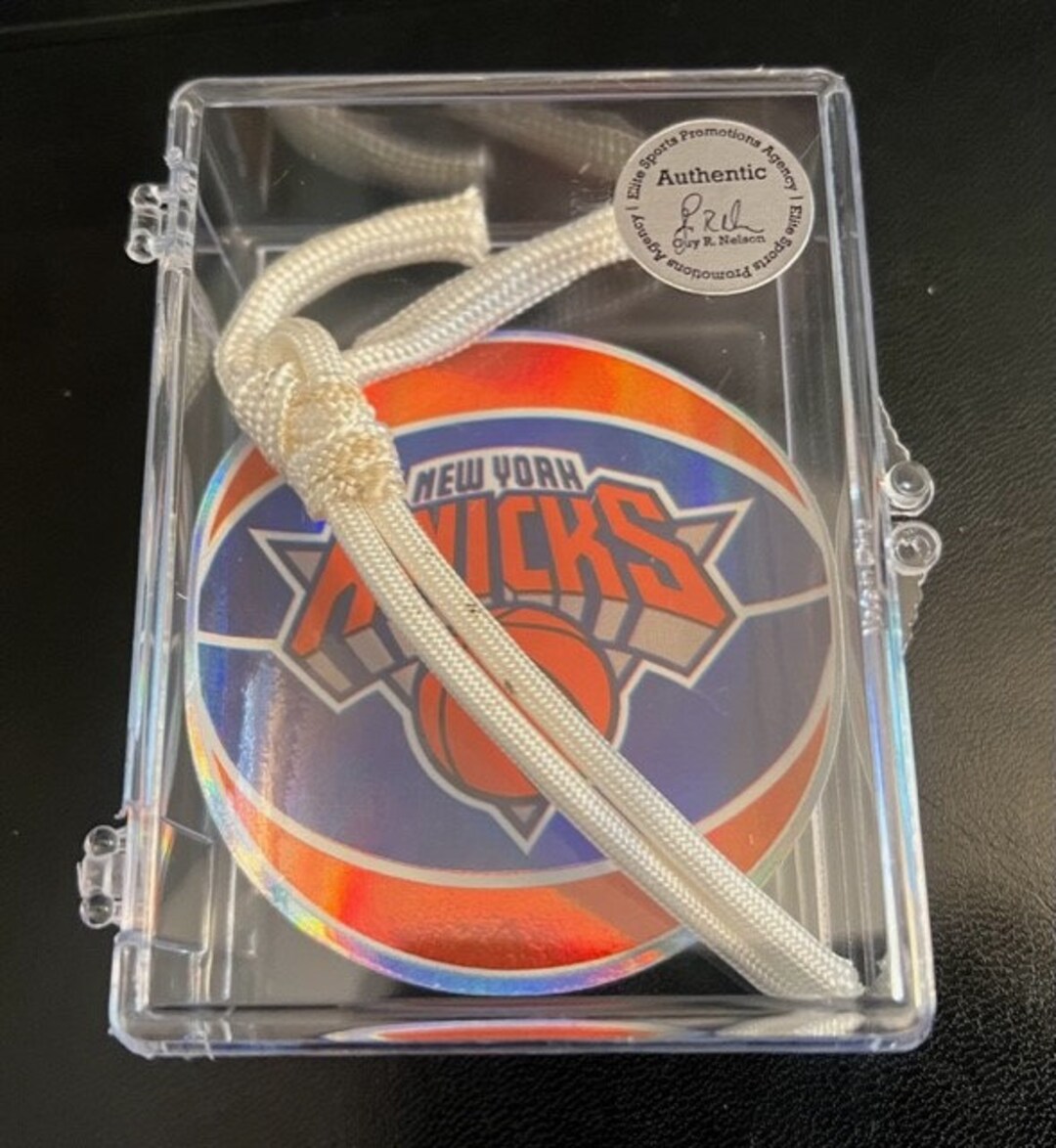 New York Knicks Game Used NBA Net Display With Decal- Madison Square ...