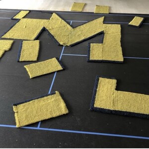Michigan Wolverines Game Used Piece of Turf From the Famous "block M ...