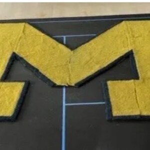 Michigan Wolverines Game Used Piece of Turf From the Famous "block M ...