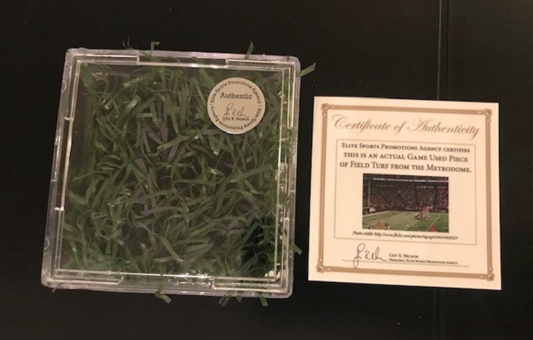 Minnesota Vikings Game Used Field Turf From Metrodome... Best Minnesota ...