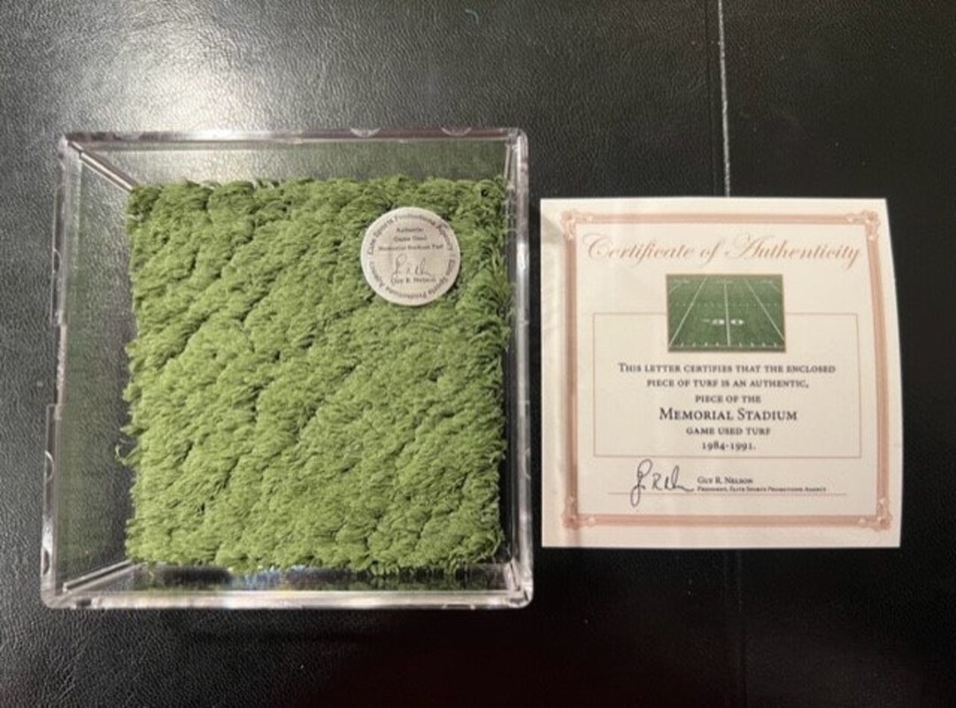 Nebraska Cornhuskers Game Used Turf From Memorial Stadium! Best ...