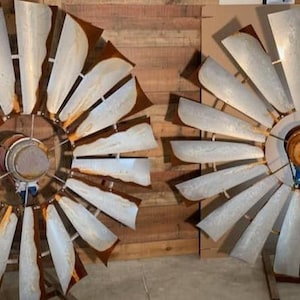 Barn Metal Windmill Ceiling Fan | the Patriot Fan - Etsy