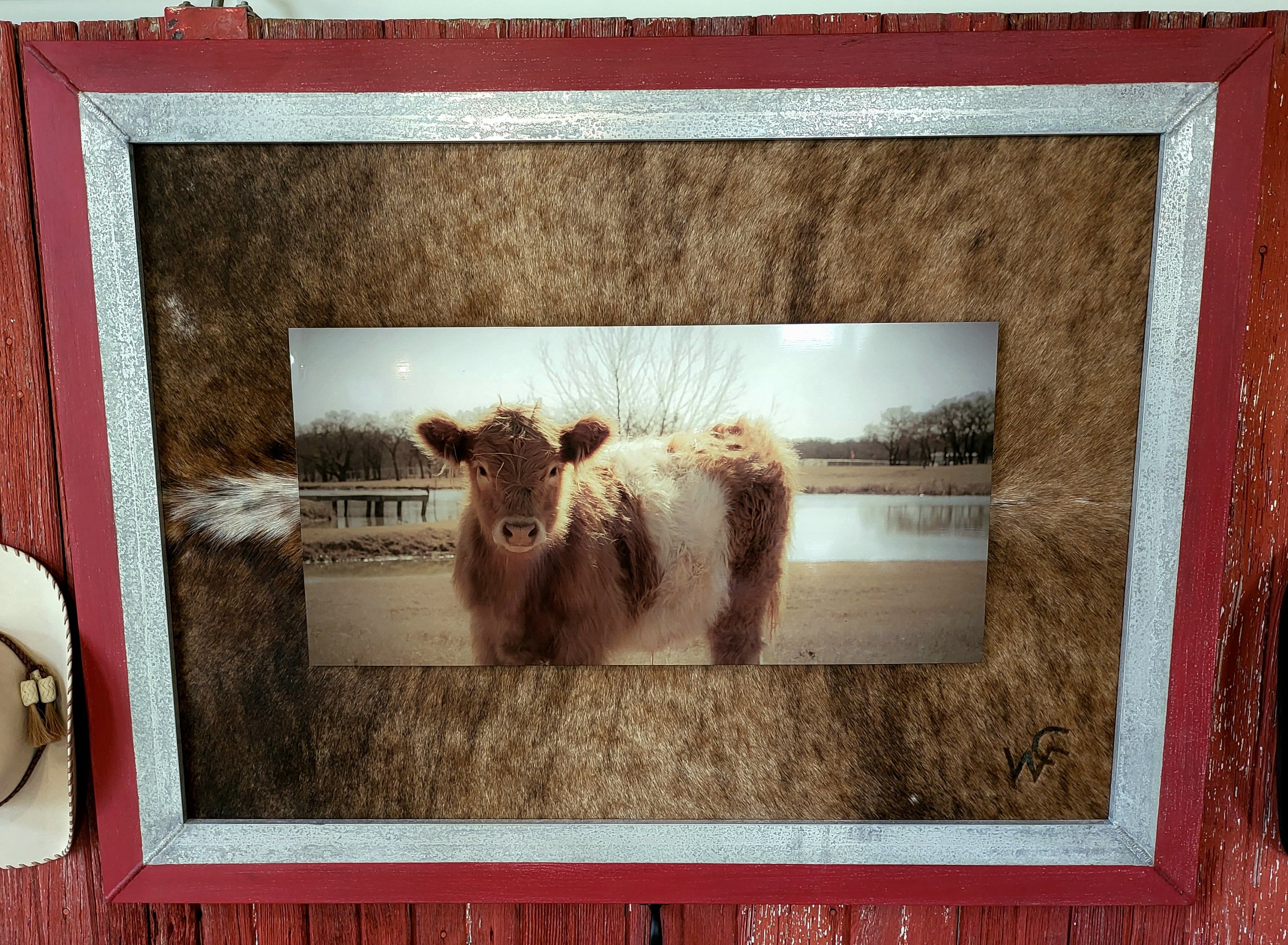The Casey | Western Cowhide Framework- Rustic Farmhouse Style Custom ...