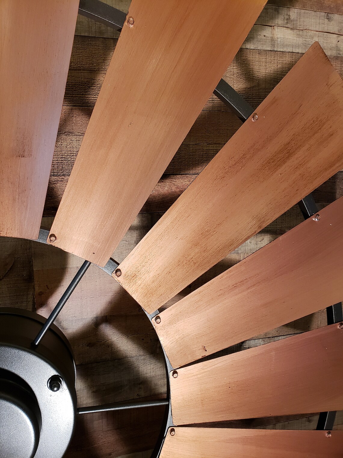 Rustic Copper Windmill Ceiling Fan The Patriot Fan | Etsy