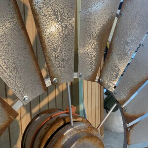 Barn Metal Windmill Ceiling Fan the Patriot Fan - Etsy