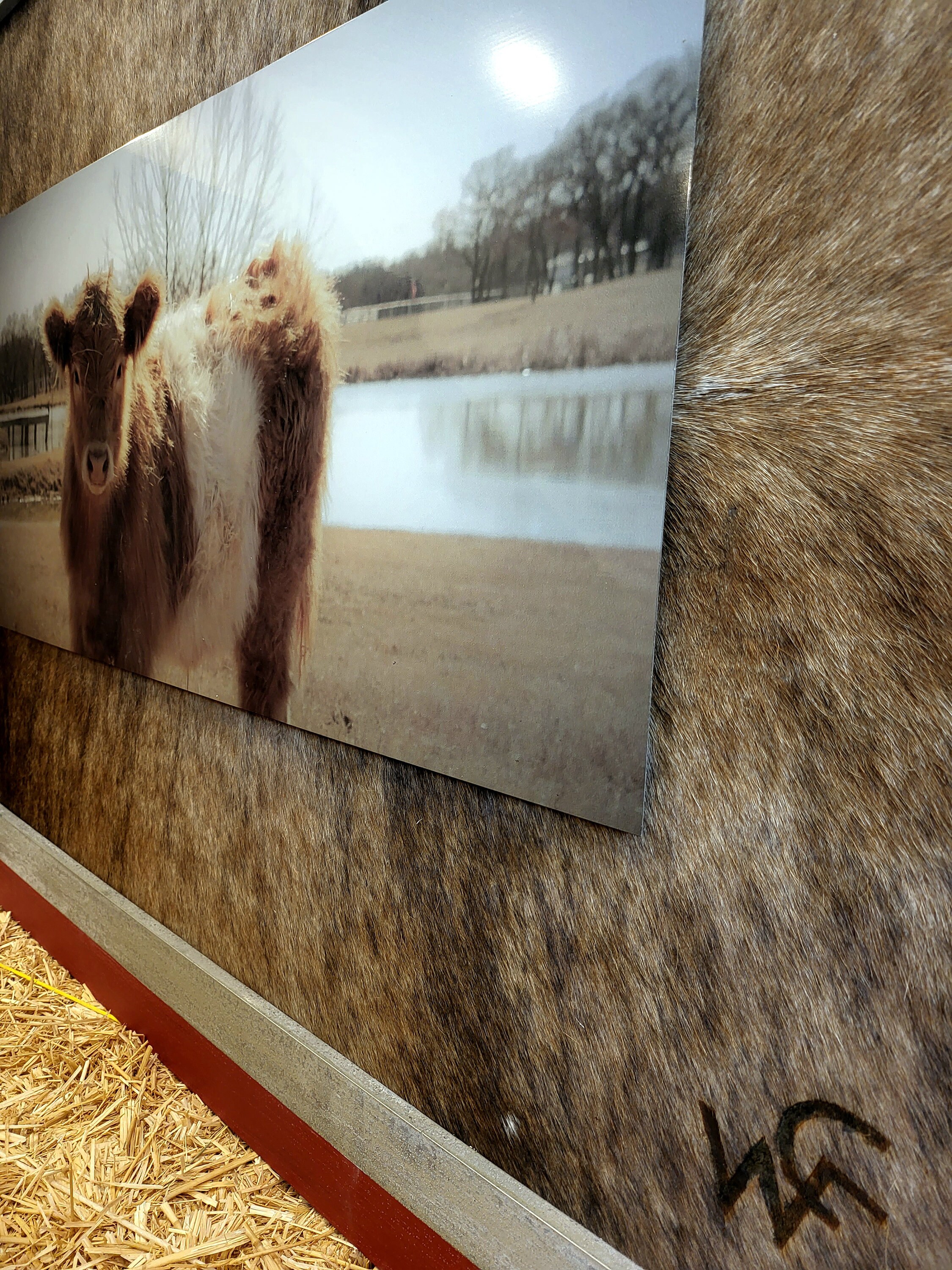 The Casey | Western Cowhide Framework- Rustic Farmhouse Style Custom ...