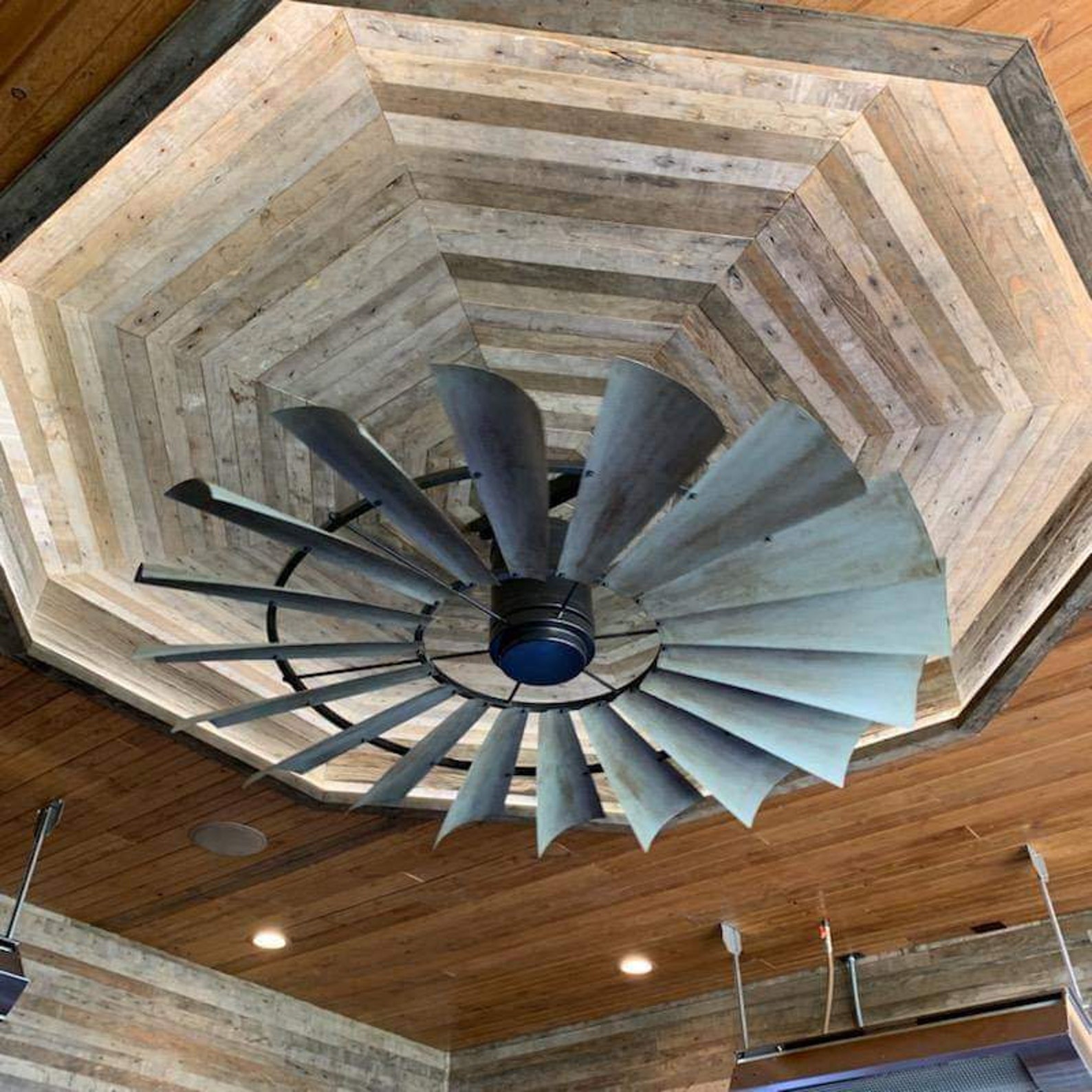 Weathered Rust Grey Windmill Ceiling Fan | the American Fan - Etsy