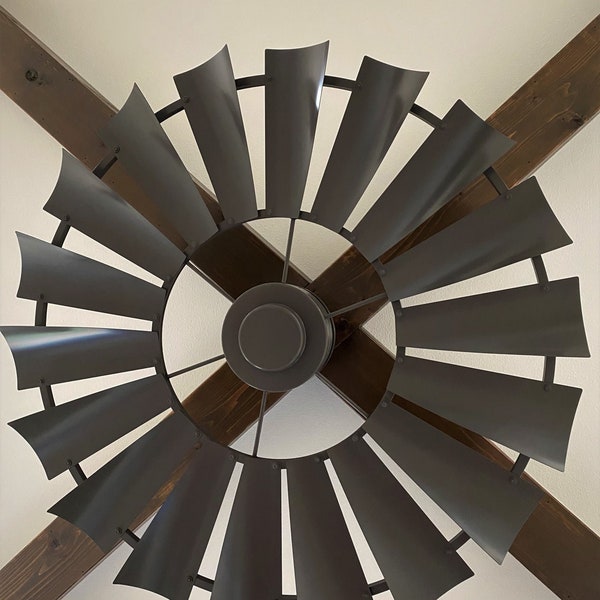 Rustic Windmill Ceiling Fan - Etsy