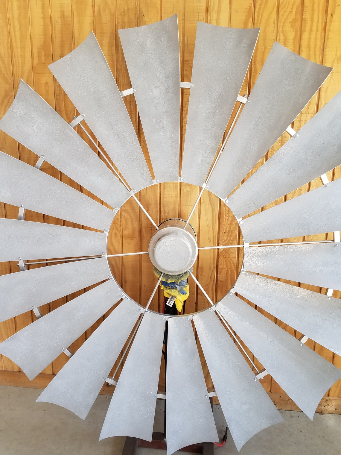 Tarnished Tin Windmill Ceiling Fan the Patriot Fan - Etsy