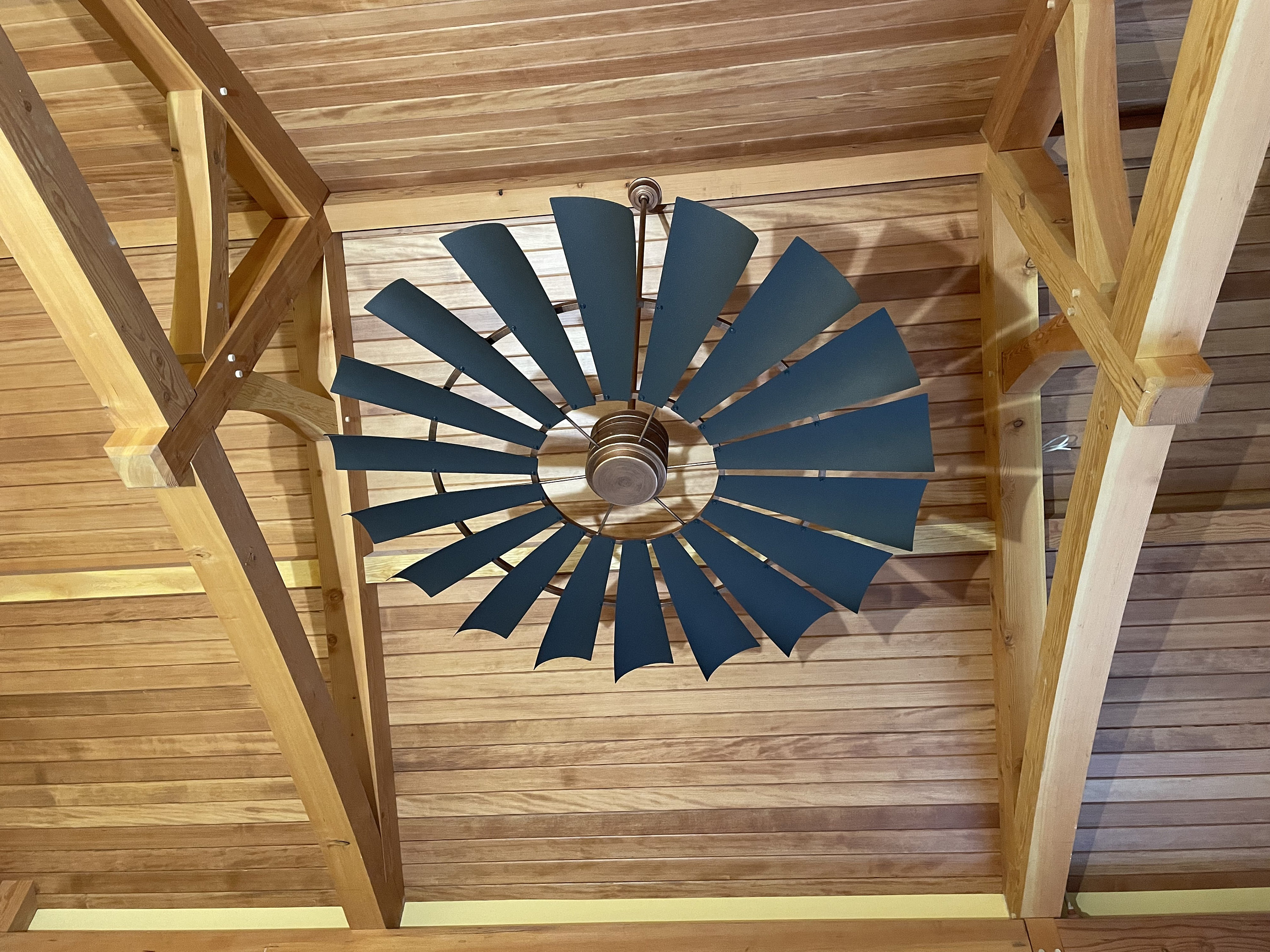 Oil Rubbed Bronze Windmill Ceiling Fan | the Patriot - Etsy