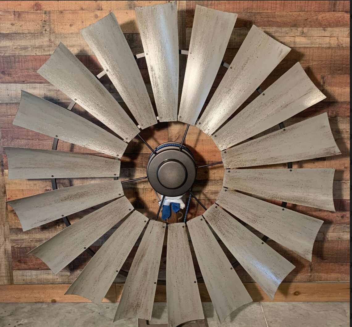 Oil Rubbed Bronze Windmill Ceiling Fan the Patriot - Etsy
