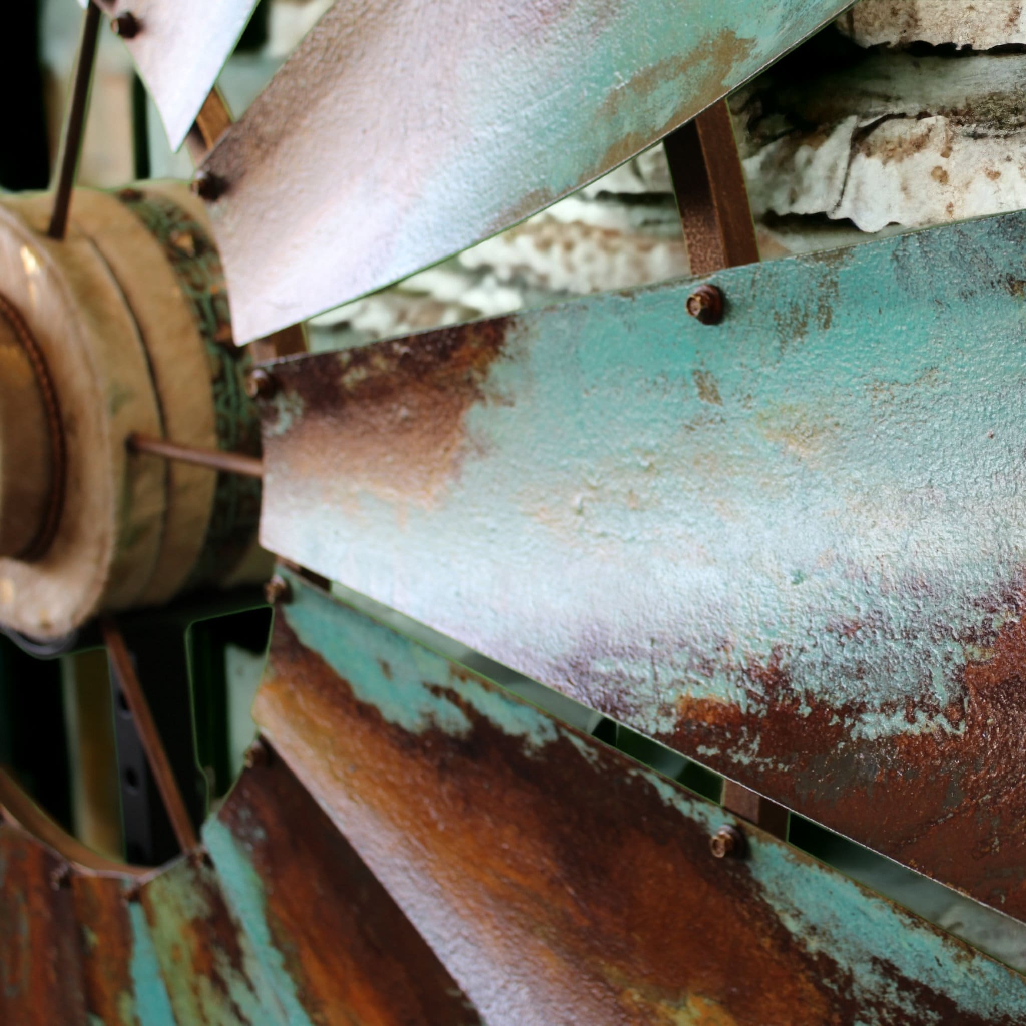 Royston Turquoise Windmill Ceiling Fan the Patriot Fan - Etsy