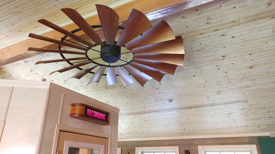 Rustic Copper Windmill Ceiling Fan | the Patriot Fan - Etsy