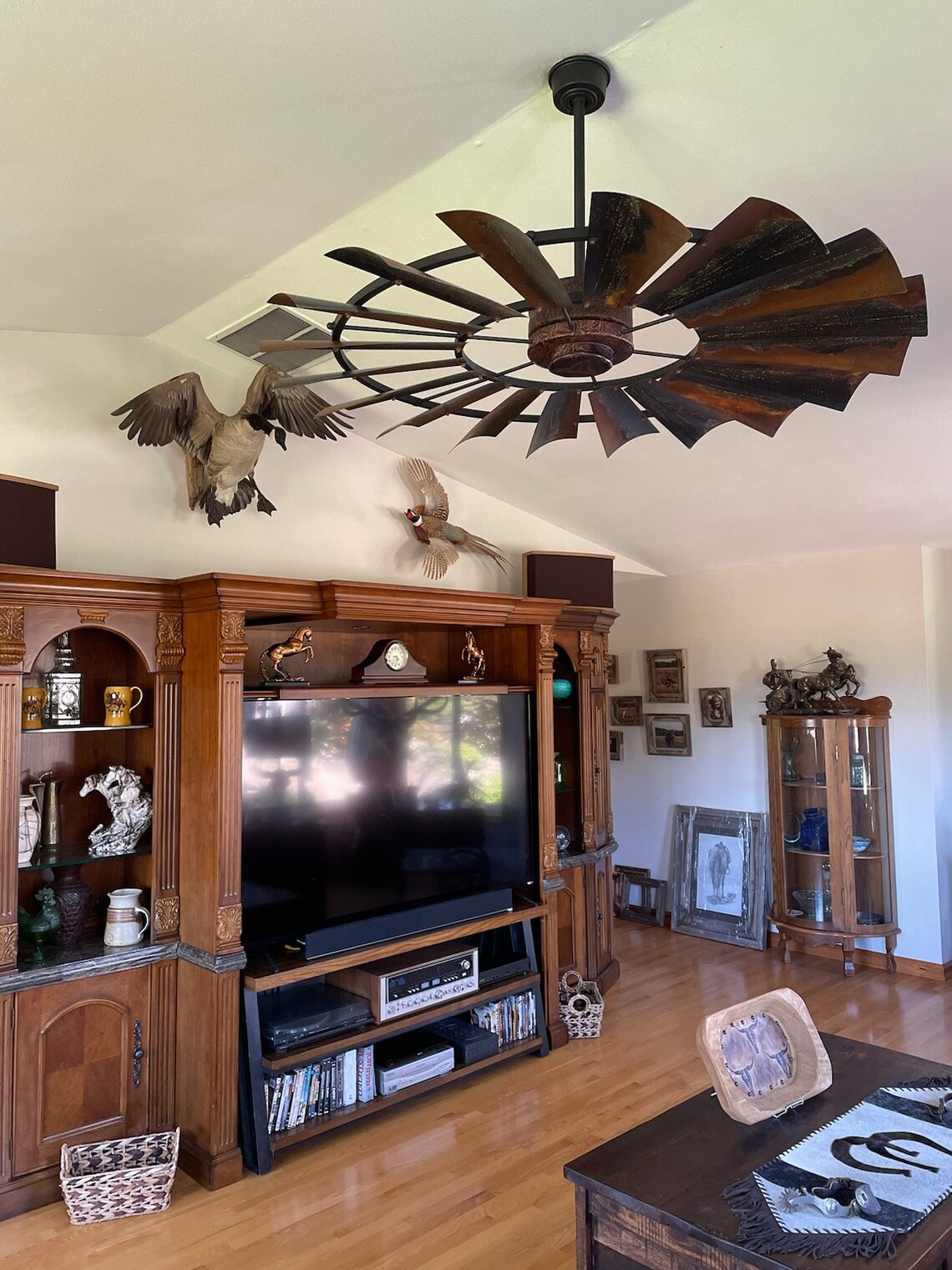 Train Station Windmill Ceiling Fan the Patriot Fan - Etsy