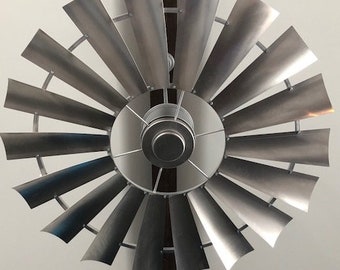 Barn Metal Windmill Ceiling Fan the Patriot Fan - Etsy