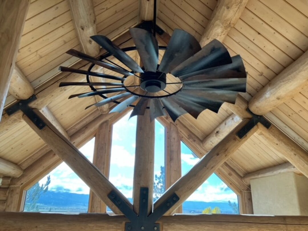 Train Station Windmill Ceiling Fan | the Patriot Fan - Etsy