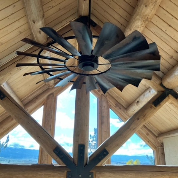 Windmill Ceiling Fan With Lights - Etsy