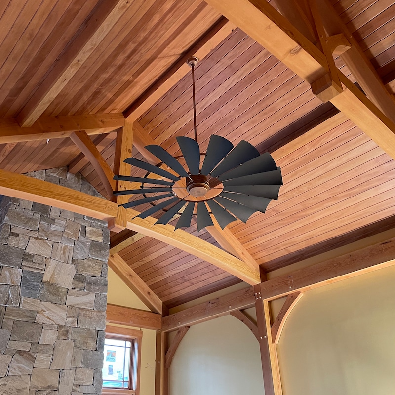 Windmill Ceiling Fan With Lights - Etsy