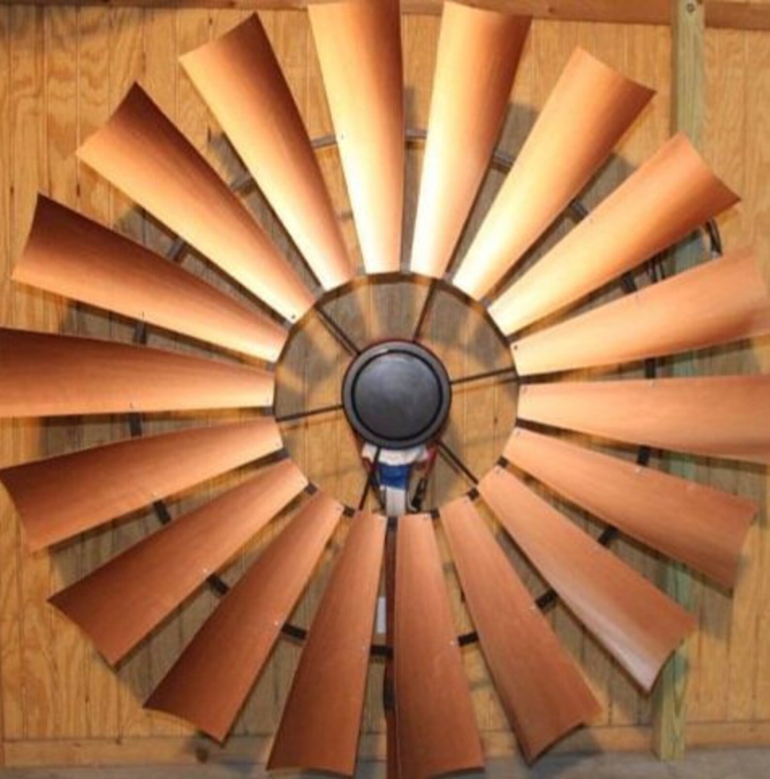 Rustic Copper Windmill Ceiling Fan | the Patriot Fan - Etsy