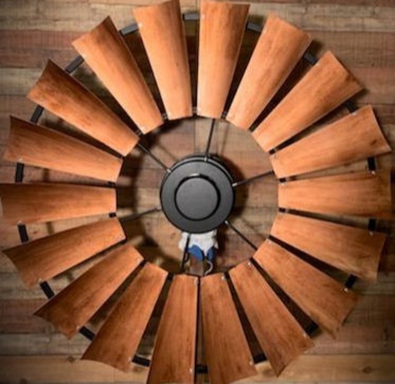 Rustic Copper Windmill Ceiling Fan | the Patriot Fan - Etsy