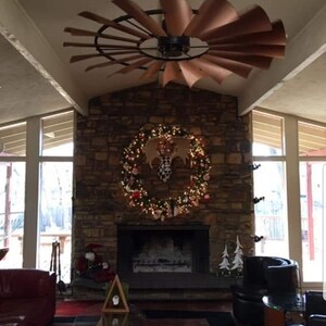 Rustic Copper Windmill Ceiling Fan | the American Fan - Etsy