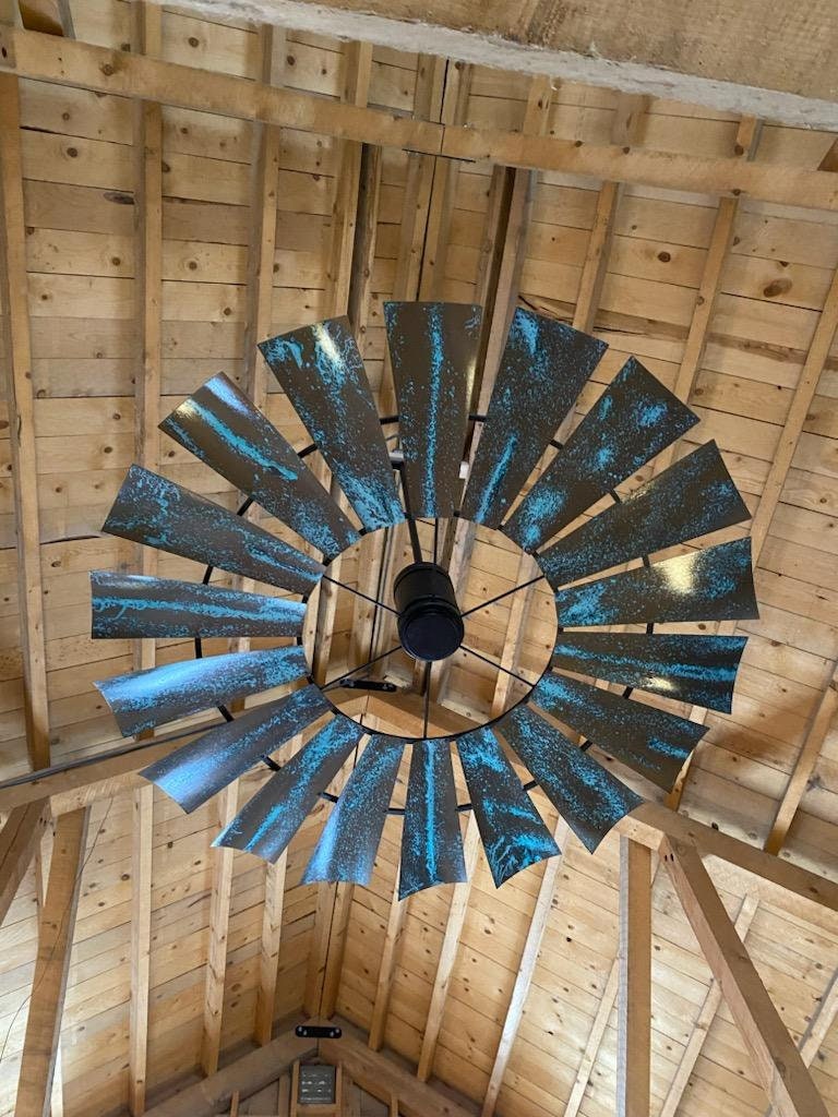 Patina Bronze Windmill Ceiling Fan | the Patriot Fan - Etsy