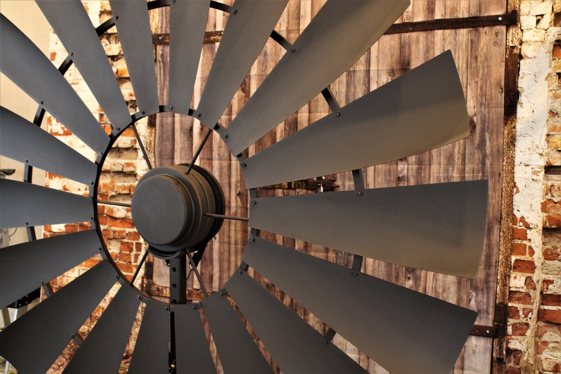 Oil Rubbed Bronze Windmill Ceiling Fan the Patriot - Etsy