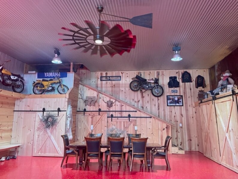 Cowboy Channel Windmill Ceiling Fan | the Patriot Fan - Etsy