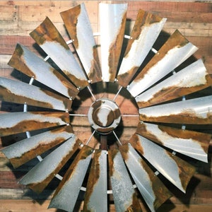 Barn Metal Windmill Ceiling Fan the Patriot Fan - Etsy