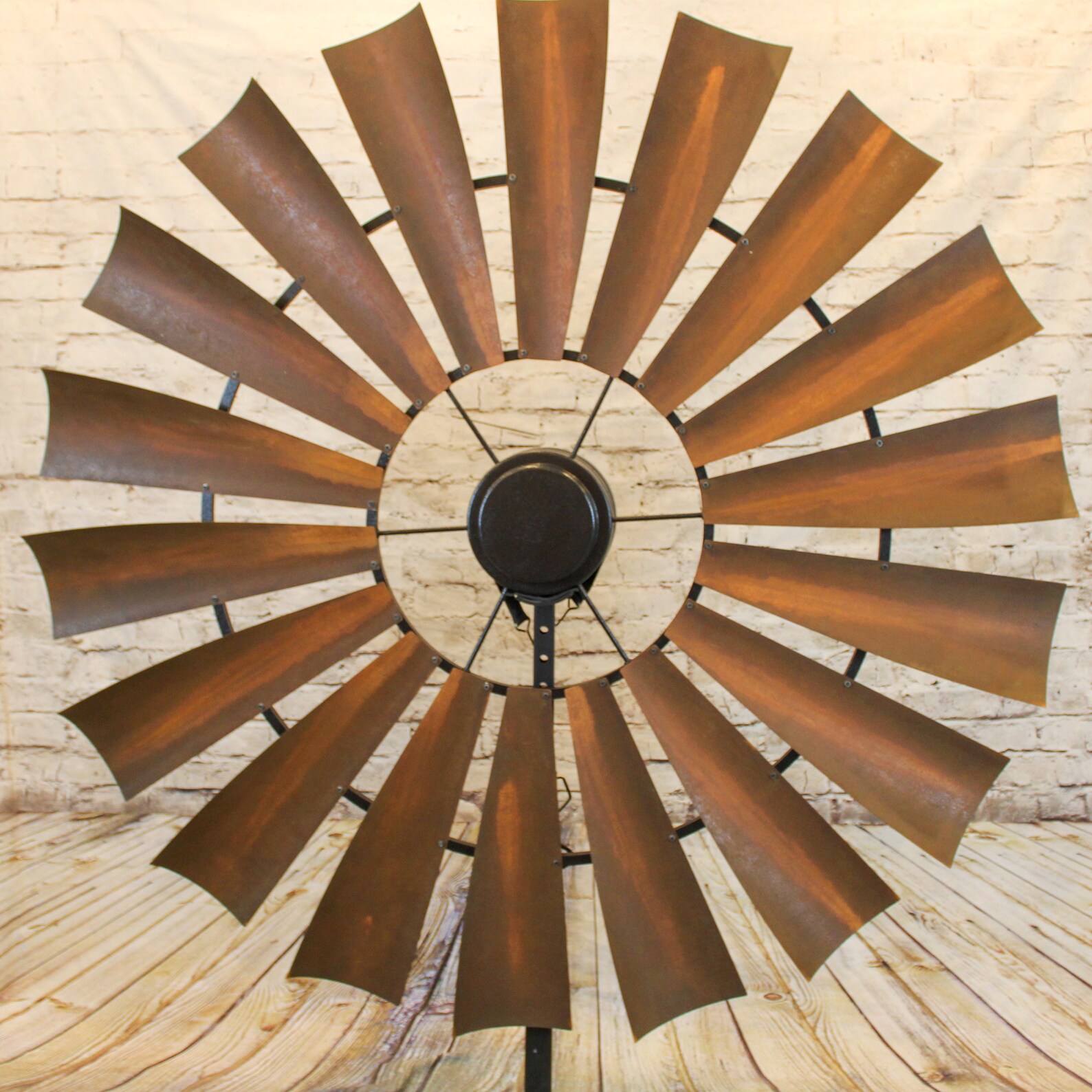 All Rust Windmill Ceiling Fan the American - Etsy