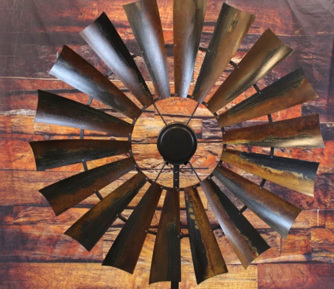 Train Station Windmill Ceiling Fan the Patriot Fan - Etsy